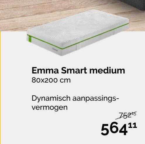 Emma smart medium aanbieding bij Beter Bed