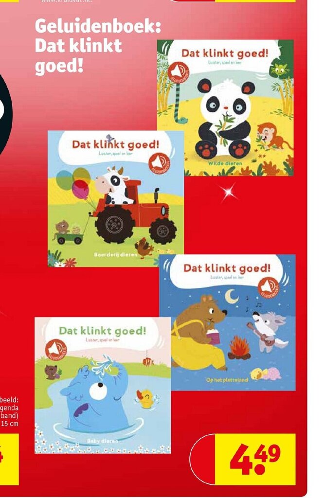 Geluidenboek: Dat klinkt goed! aanbieding bij Kruidvat