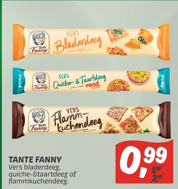 Tante fanny aanbieding bij Dekamarkt