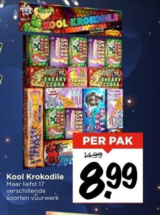 Kool Krokodile aanbieding bij Vomar Voordeelmarkt