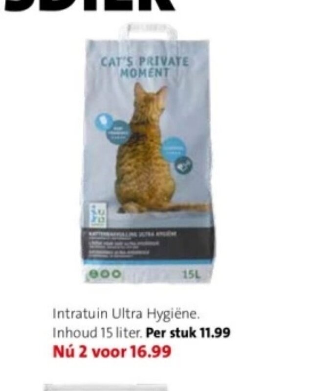 Ultra Hygiene Inhoud 15 liter aanbieding bij Intratuin