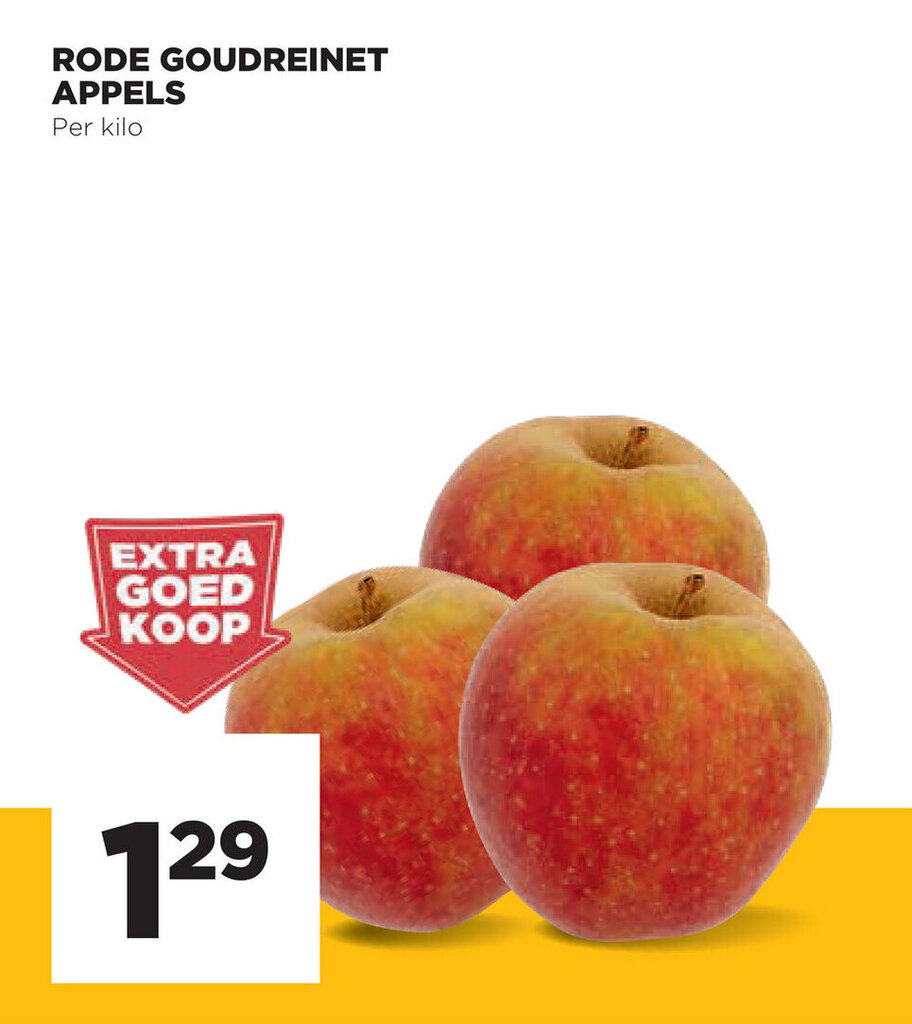 Rode goudreinet appels aanbieding bij Jumbo