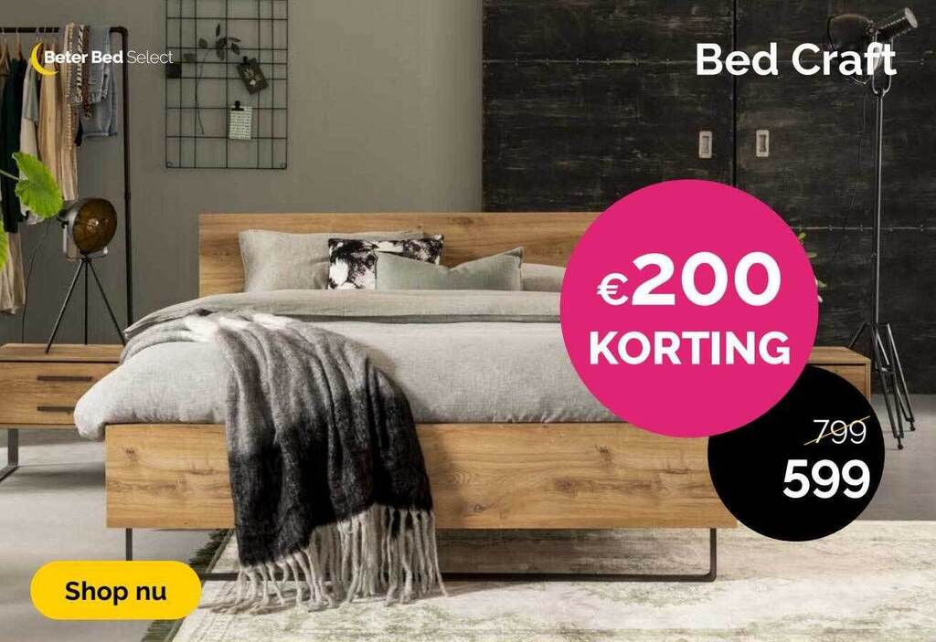 Bed craft aanbieding bij Beter Bed