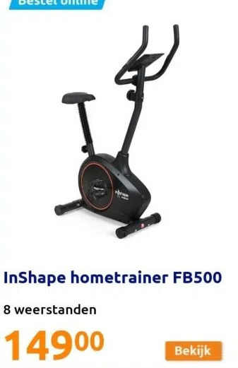 Inshape hometrainer fb500 aanbieding bij Action