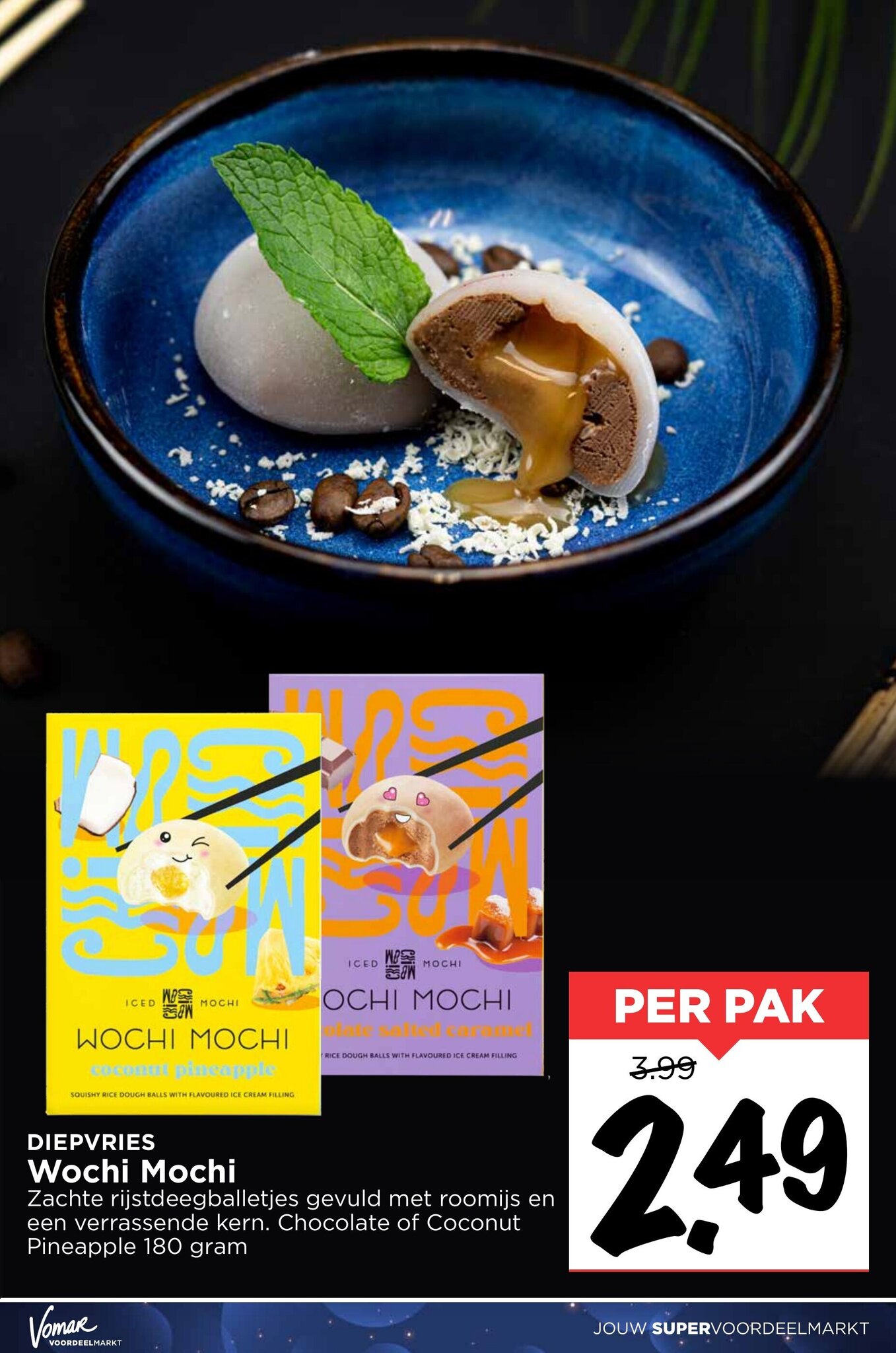 Wochi Mochi per pak aanbieding bij Vomar