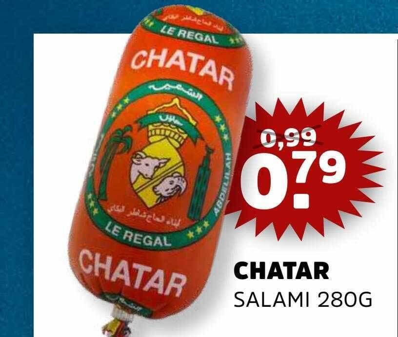 Chatar salami 280g aanbieding bij Sahan Supermarkten