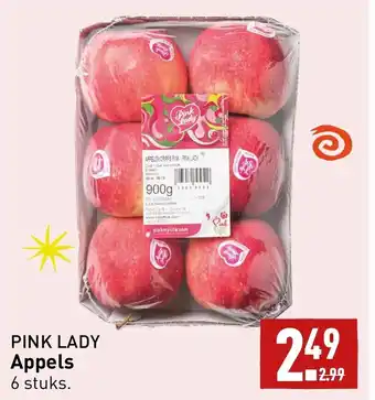 Pink lady appel 6 stuks aanbieding bij ALDI