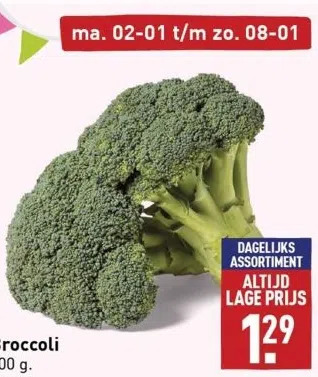 Broccoli 500 g. aanbieding bij ALDI