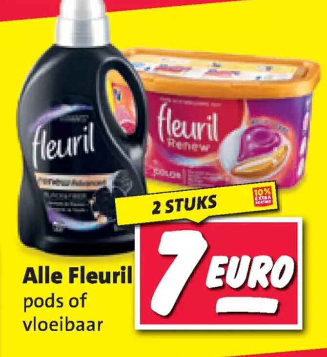 Alle fleuril 2 stuks aanbieding bij Nettorama
