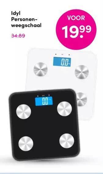 Idyl personenweegschaal aanbieding bij DA