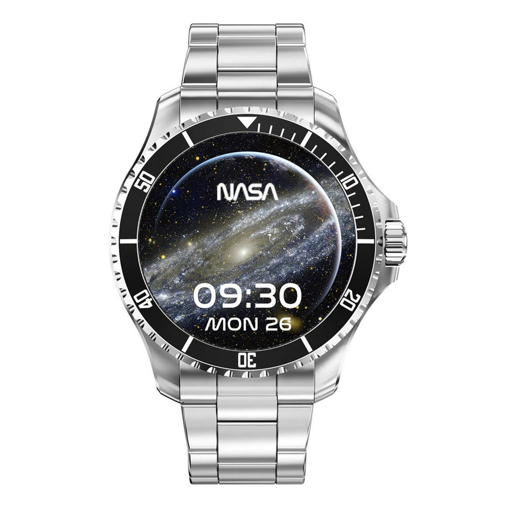 Nasa smartwatch staal bna30073-001 aanbieding bij Lucardi