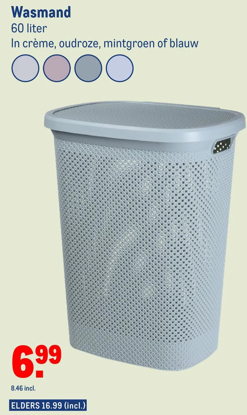 Wasmand aanbieding bij Makro