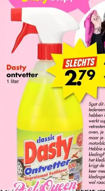 Dasty ontvetter aanbieding bij Wibra