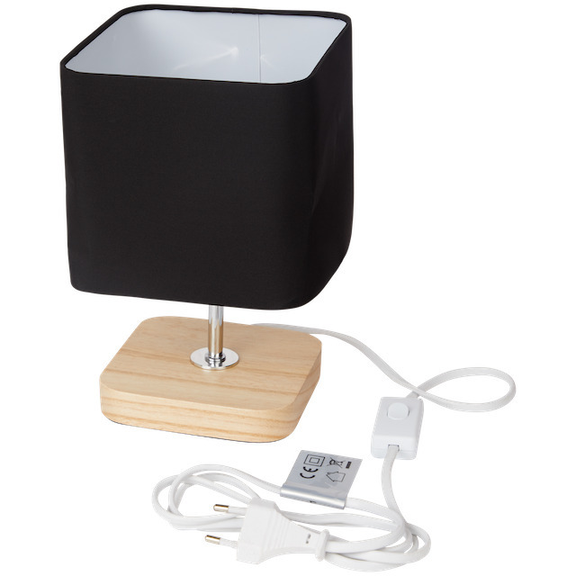 Tafellamp met houten voet aanbieding bij Action