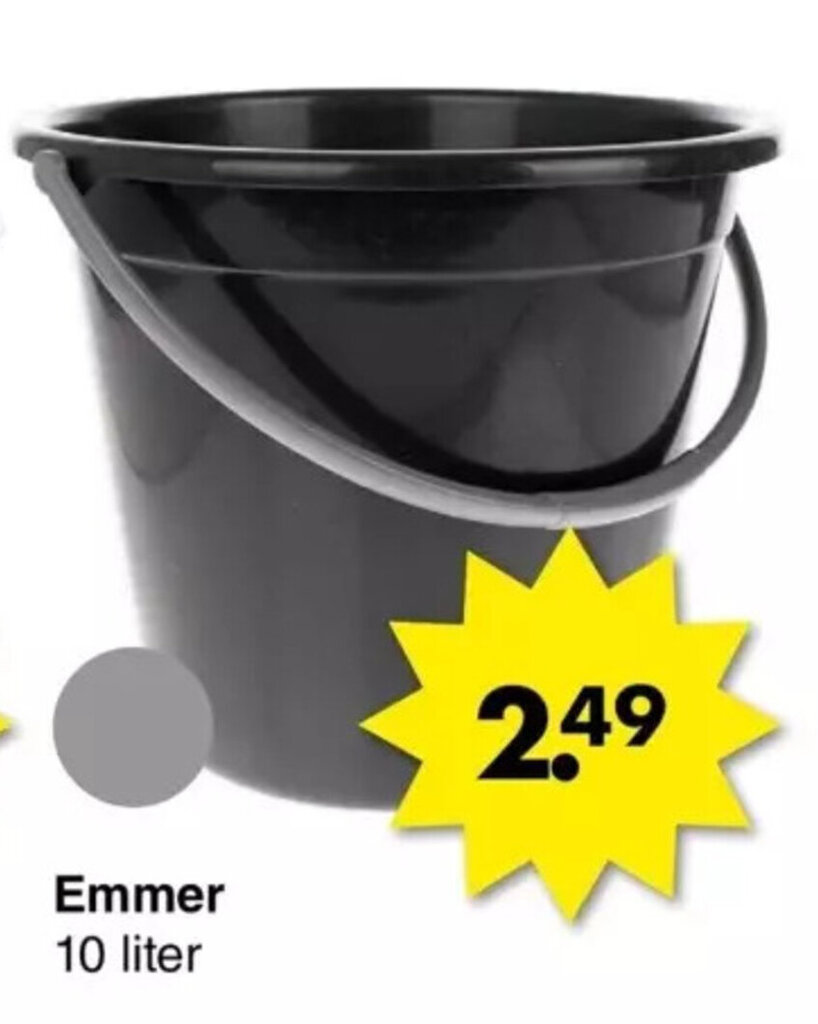Emmer 10 liter aanbieding bij Wibra