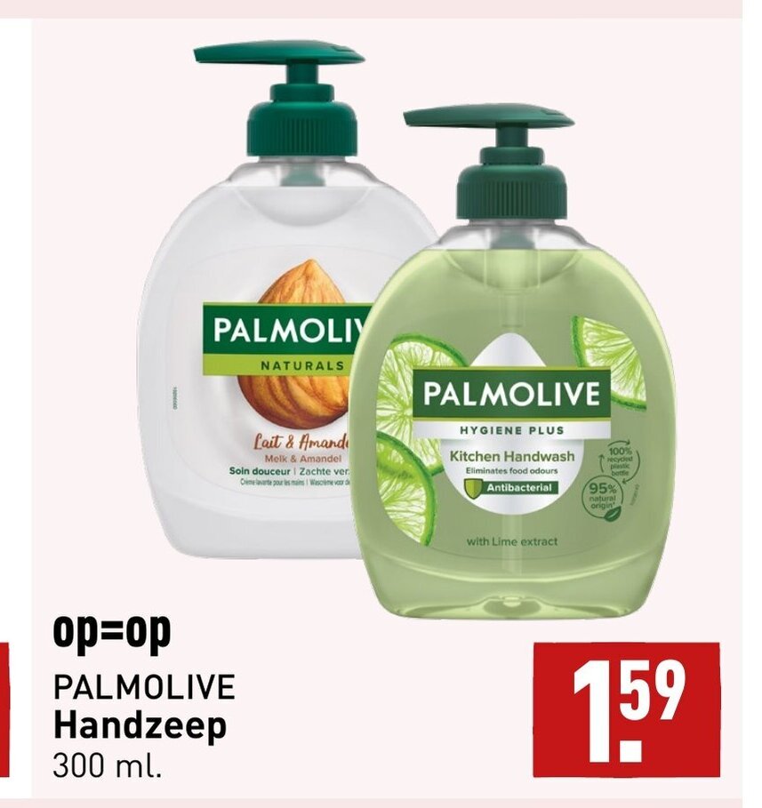 Palmolive Handzeep 300 ml aanbieding bij ALDI