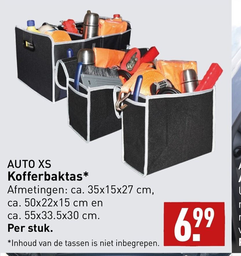Auto XS Kofferbaktas aanbieding bij ALDI