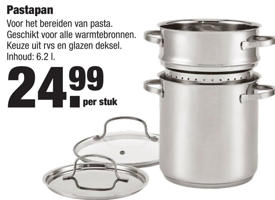 Pastapan aanbieding bij ALDI
