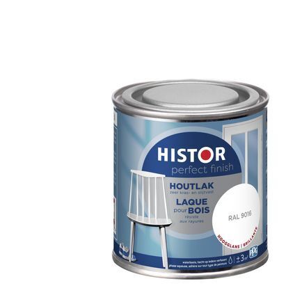 Histor perfect finish houtlak hoogglans ral 901... aanbieding bij Praxis