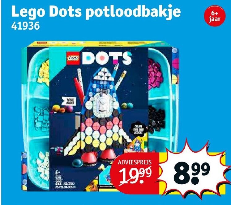 Lego Dots potloodbakje 41926 aanbieding bij Kruidvat