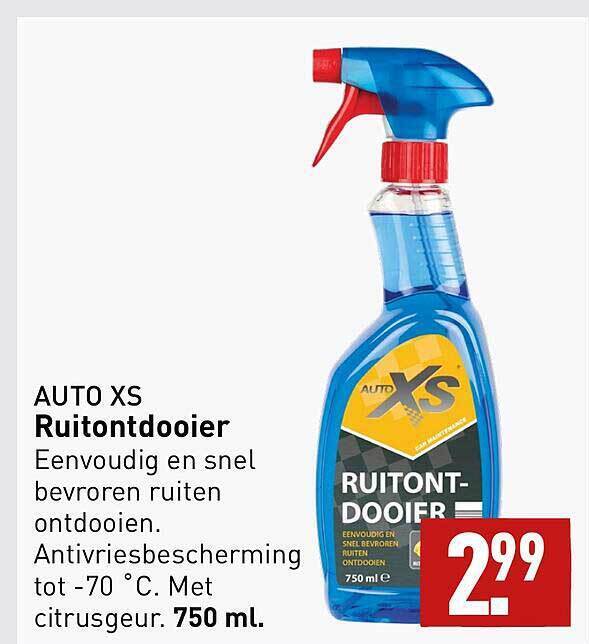 Auto xs ruitontdooier aanbieding bij ALDI