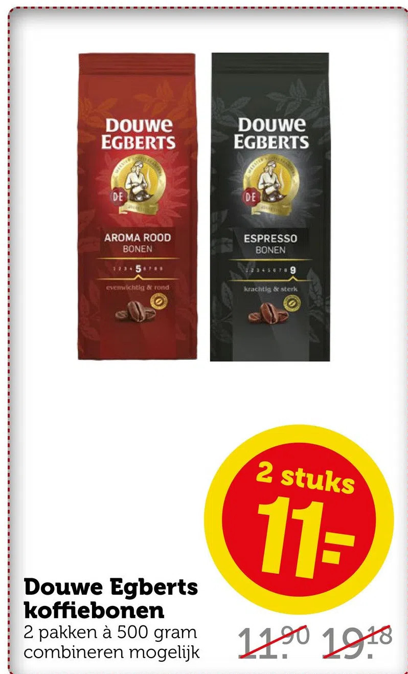 Douwe egberts koffiebonen aanbieding bij Coop Douwe egberts koffiebonen aanbieding bij Coop