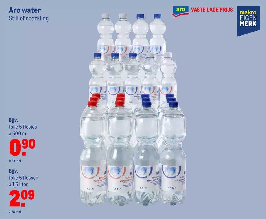 Aro water aanbieding bij Makro