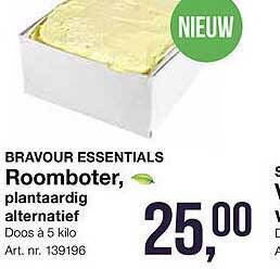 Bravour essentials roomboter, plantaardig alternatief aanbieding bij ...