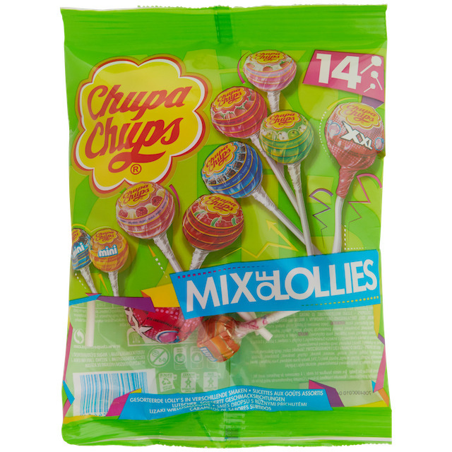 Chupa chups mix of lollies aanbieding bij Action
