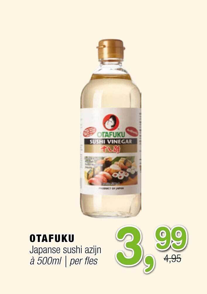 Otafuku japanse sushi azijn aanbieding bij Amazing Oriëntal