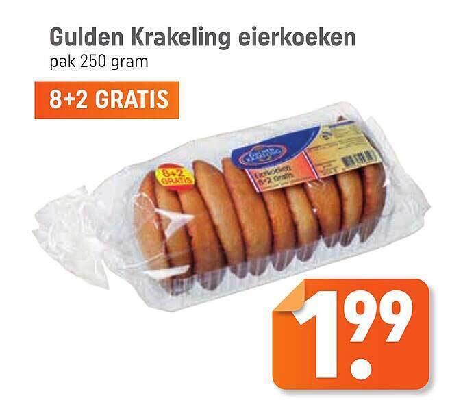 Gulden krakeling eierkoeken aanbieding bij Lekker Makkelijk