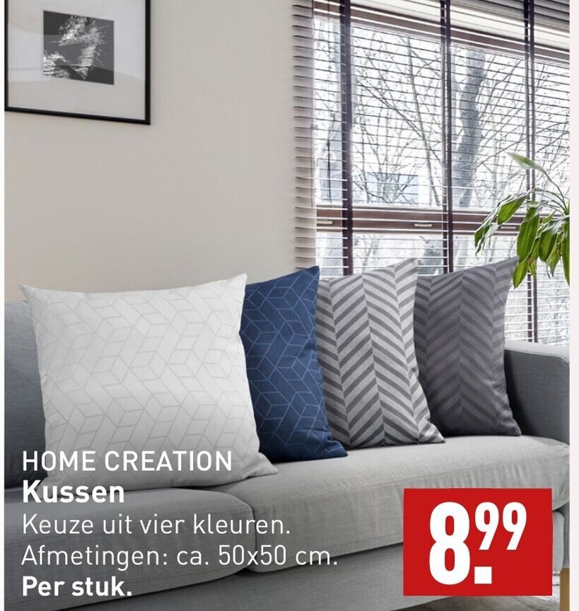 Home creation kussen aanbieding bij ALDI