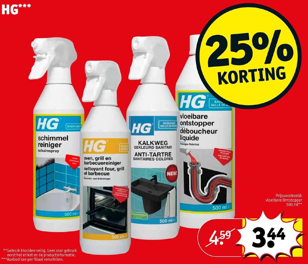 HG aanbieding bij Kruidvat