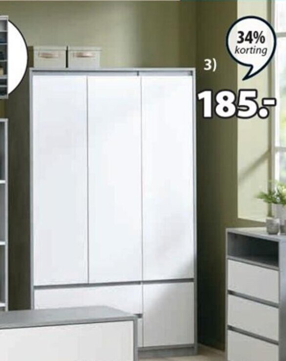 Billund B119 x H193 x D51 cm aanbieding bij Jysk