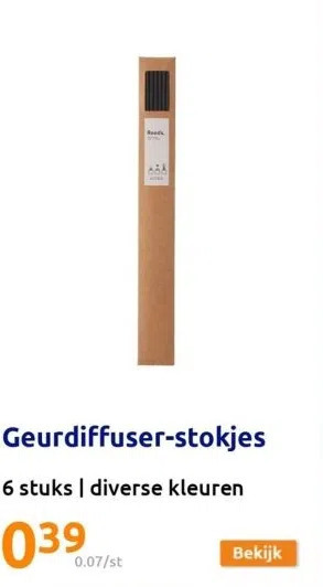 Geurdiffuser-stokjes aanbieding bij Action