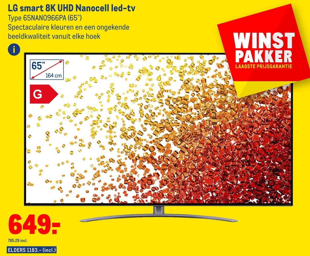 Lg smart 8k uhd nanocell led-tv aanbieding bij Makro