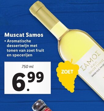 Muscat samos 750ml aanbieding bij Lidl