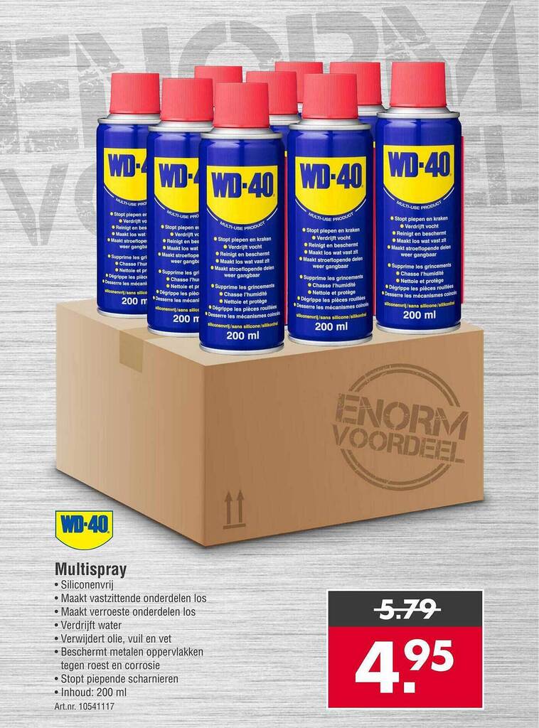 Wd-40 multispray aanbieding bij Enorm