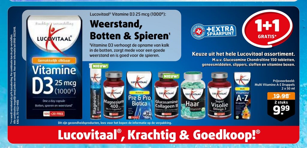 Lucovitaal Multi Vitamine A-Z Drupples 2 x 50 ml 1+1 Gratis aanbieding ...