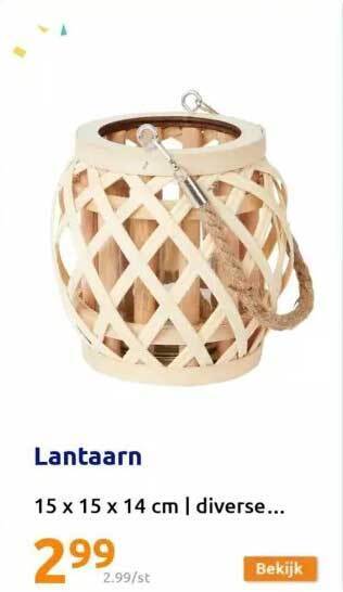 Lantaarn aanbieding bij Action