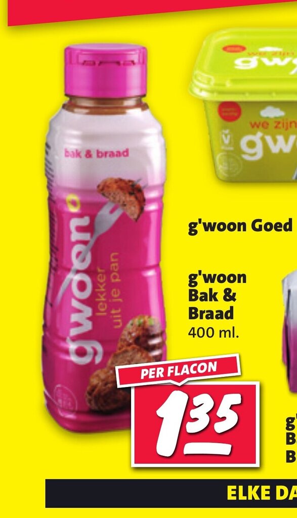 G'woon Bak & Braad 400 ml aanbieding bij Nettorama