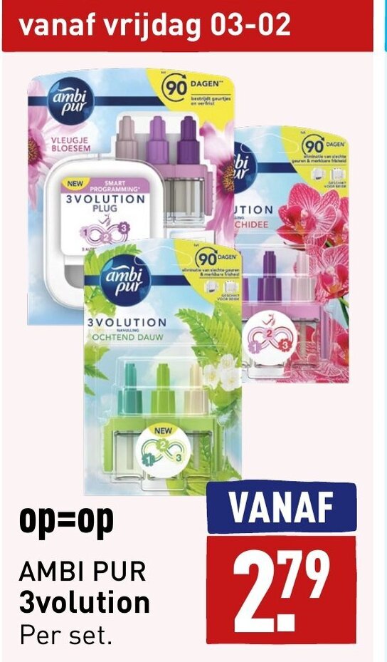Ambi pur 3volution per set aanbieding bij ALDI