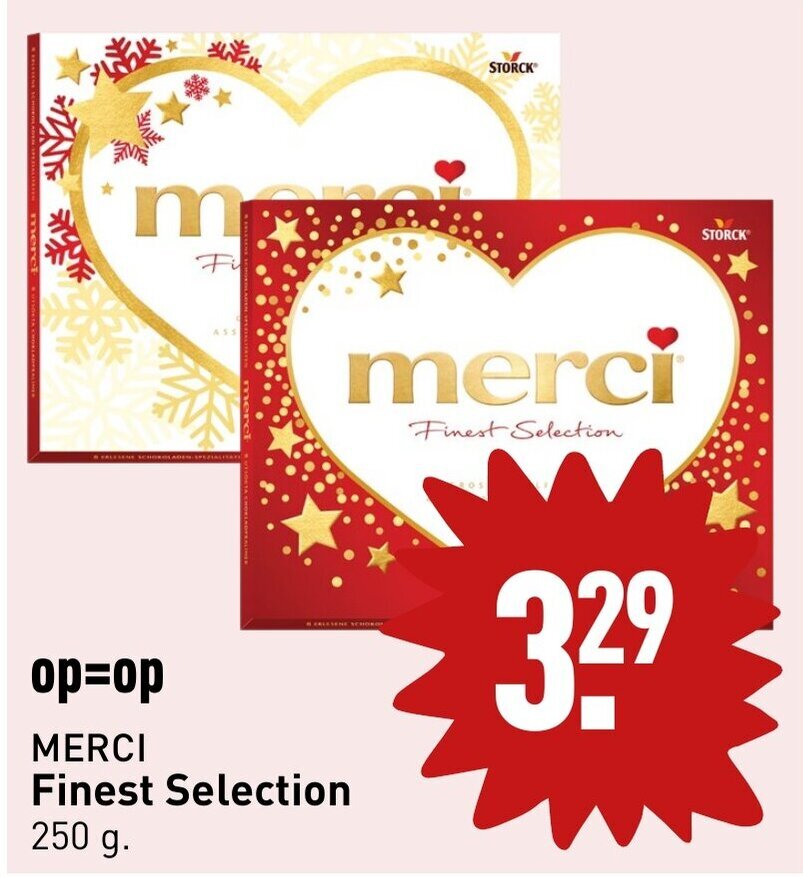 Merci finest selection 250g aanbieding bij ALDI