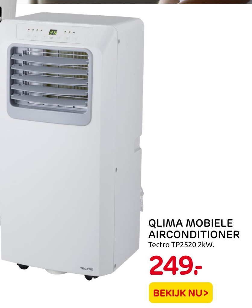 Qlima mobiele airconditioner aanbieding bij Praxis