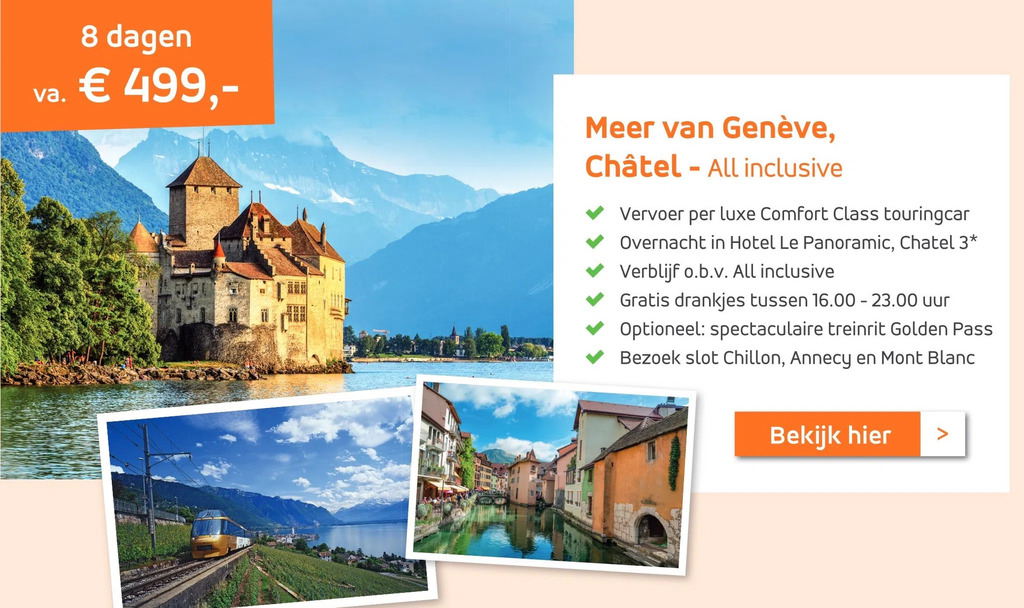 Meer van genève, châtel - all inclusive aanbieding bij Effeweg