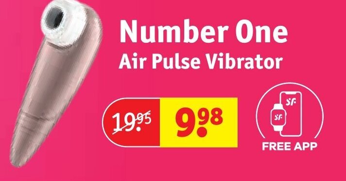 Number one air pulse vibrator aanbieding bij Kruidvat