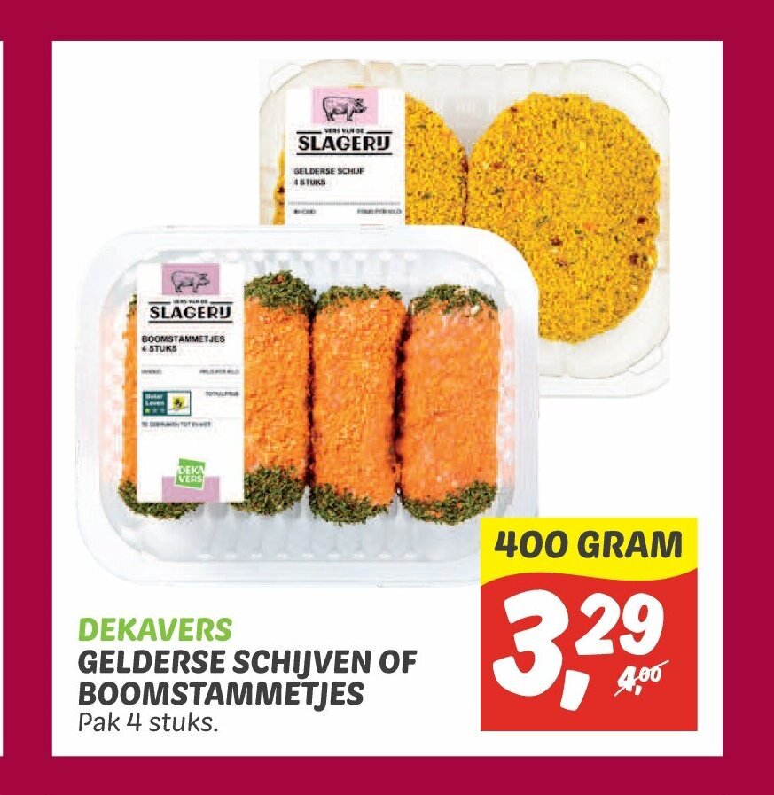Dekavers Gelderse schijven of boomstammetjes 400 gram 4 stuks ...