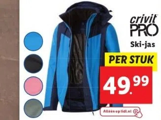 Crivit pro ski-jas aanbieding bij Lidl