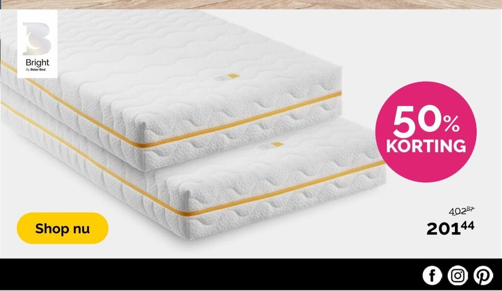 Bright aanbieding bij Beter Bed