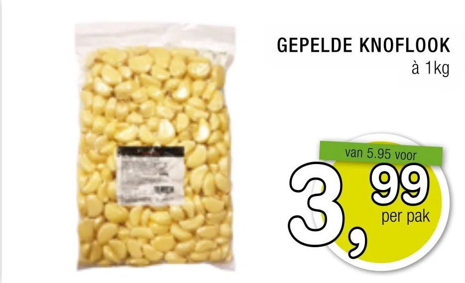 Gepelde knoflook aanbieding bij Amazing Oriëntal